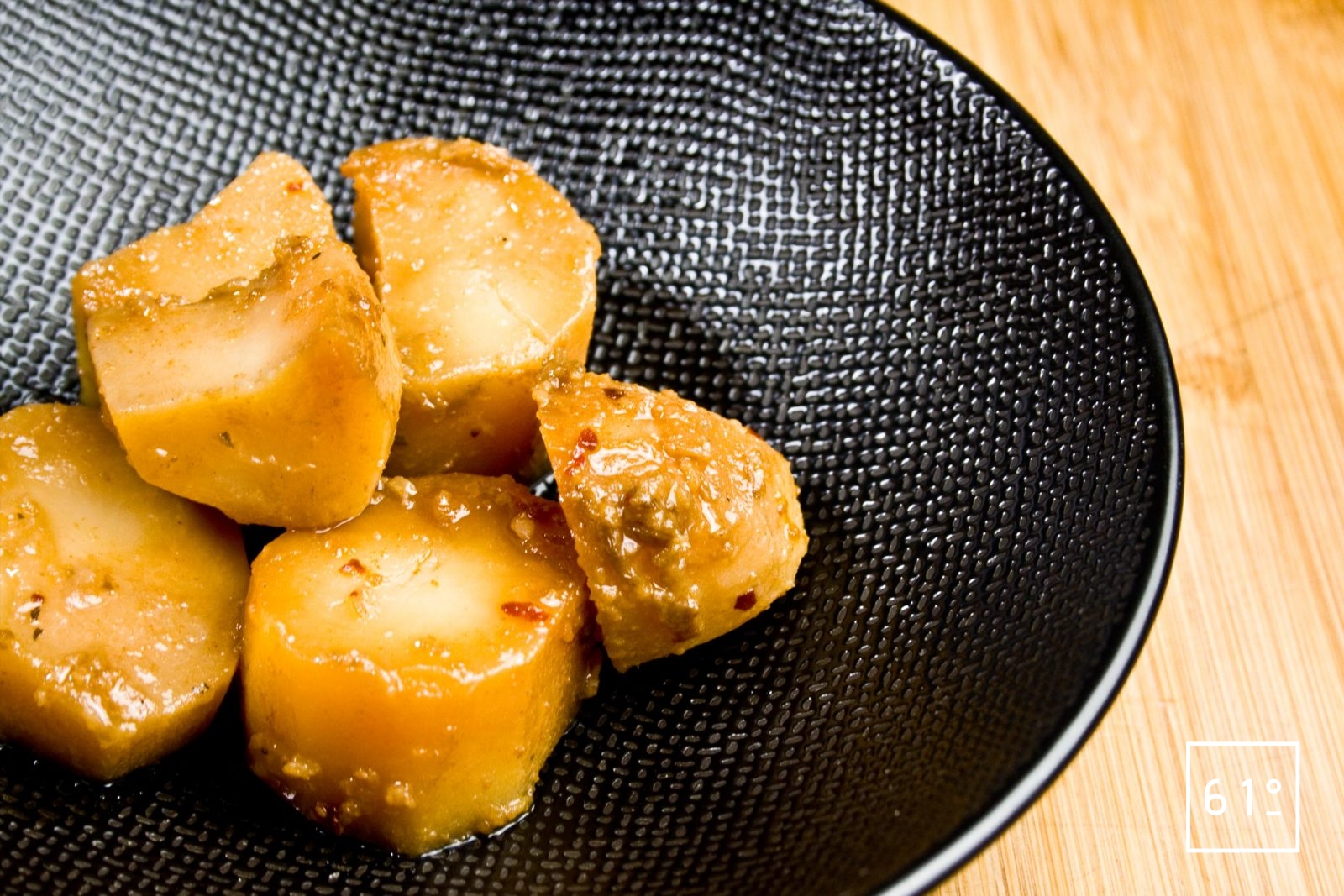 Pommes de terre confites | Recette | 61°Degrés