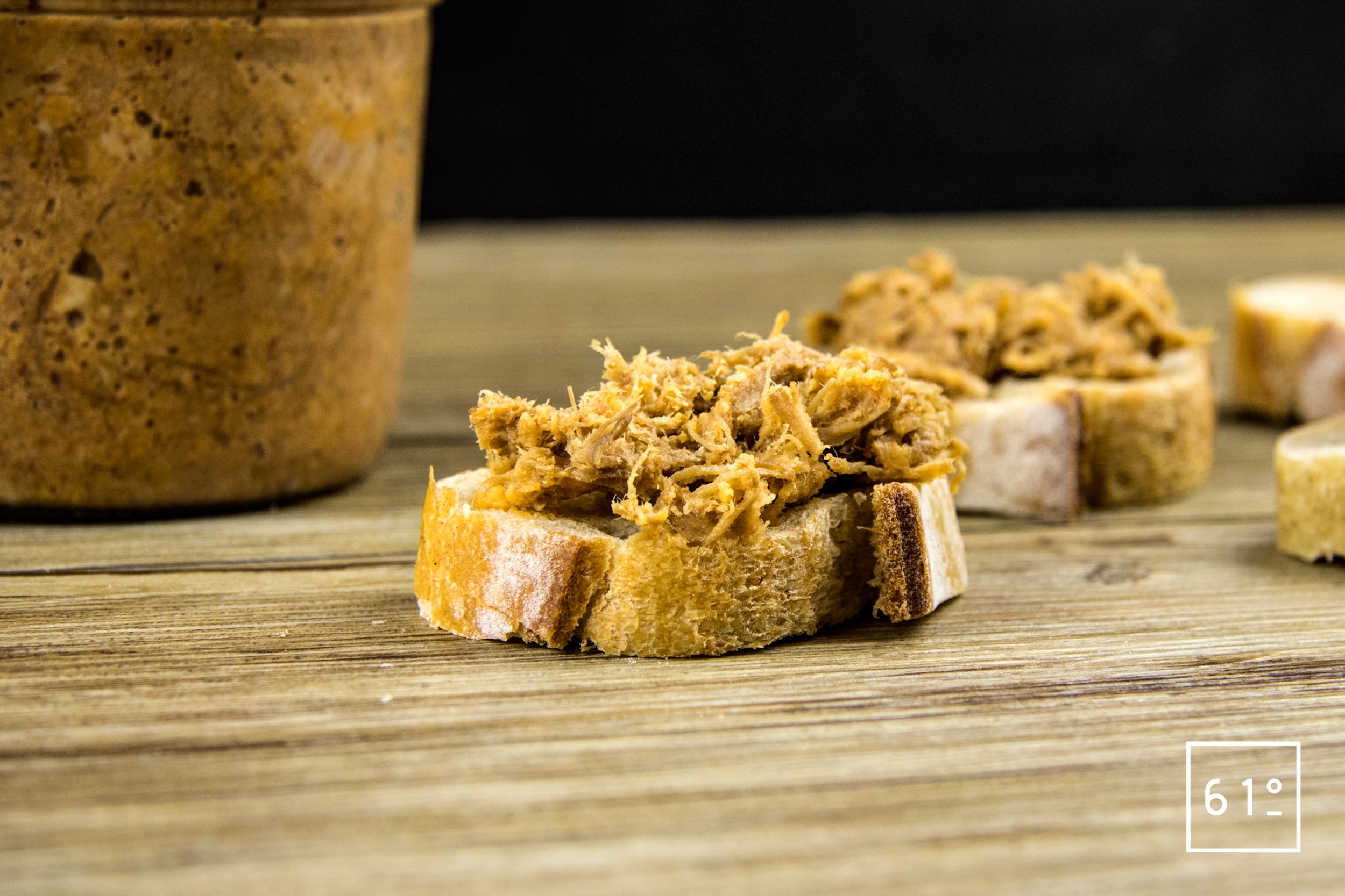 Rillettes de porc au Coteaux du Layon | Recette | 61°Degrés