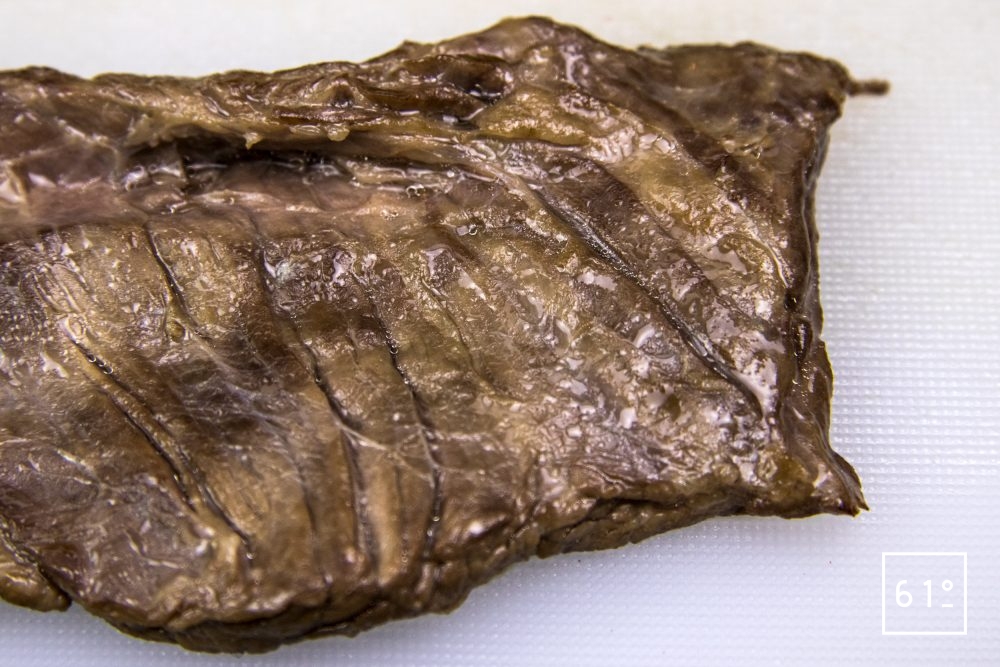 Hampe de bœuf basse température | Recette | 61°Degrés