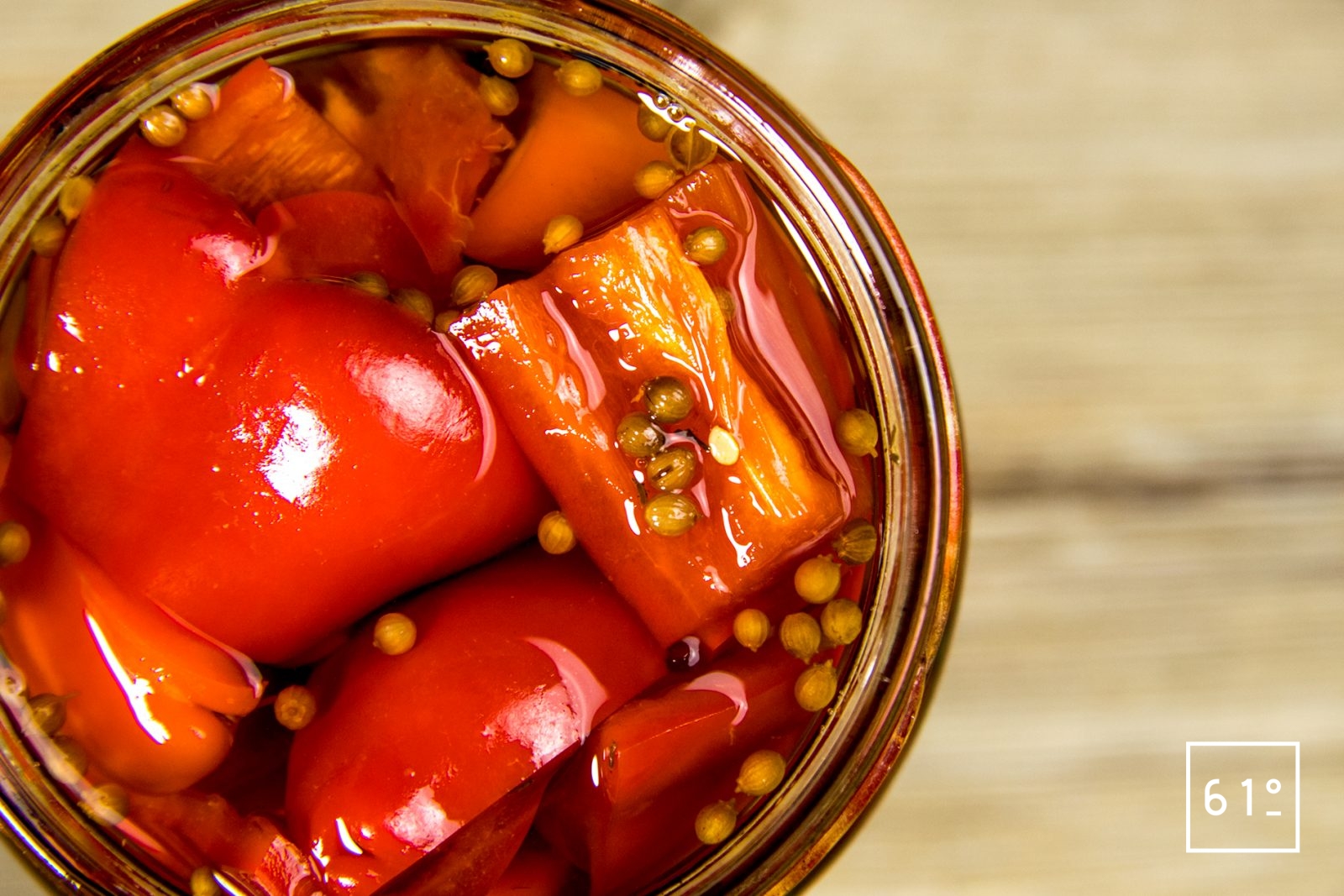 Pickles de poivron | Recette | 61°Degrés