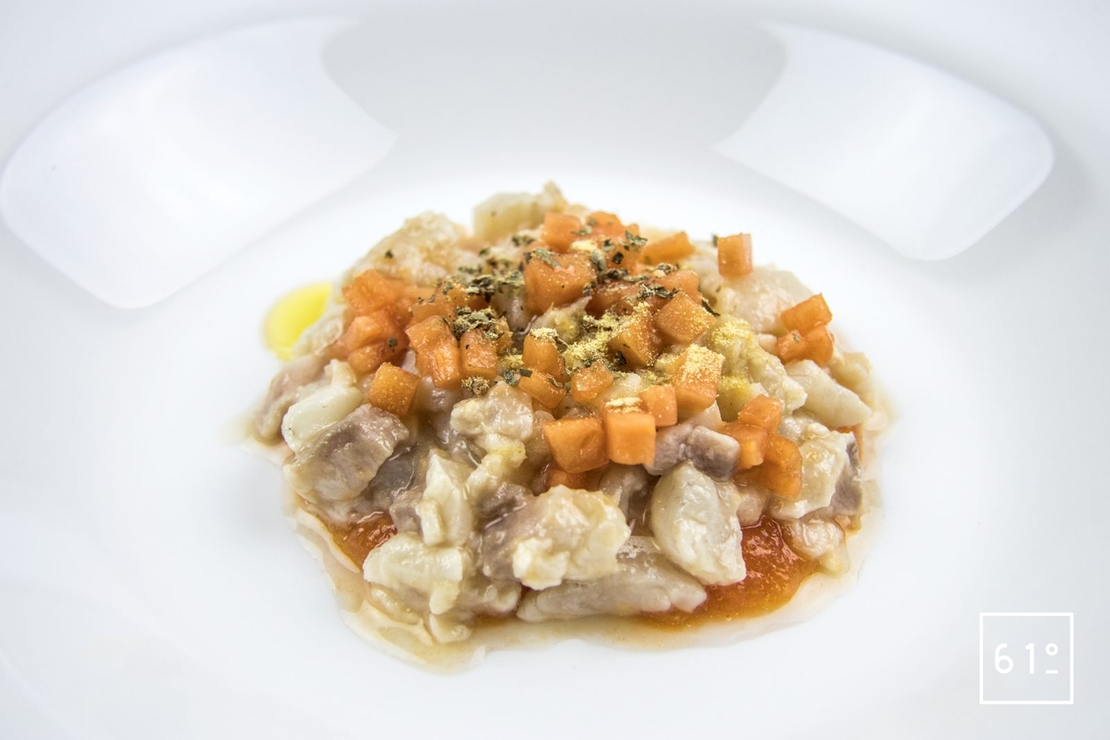 Ceviche de dorade à la papaye et aux radis | Recette | 61°Degrés