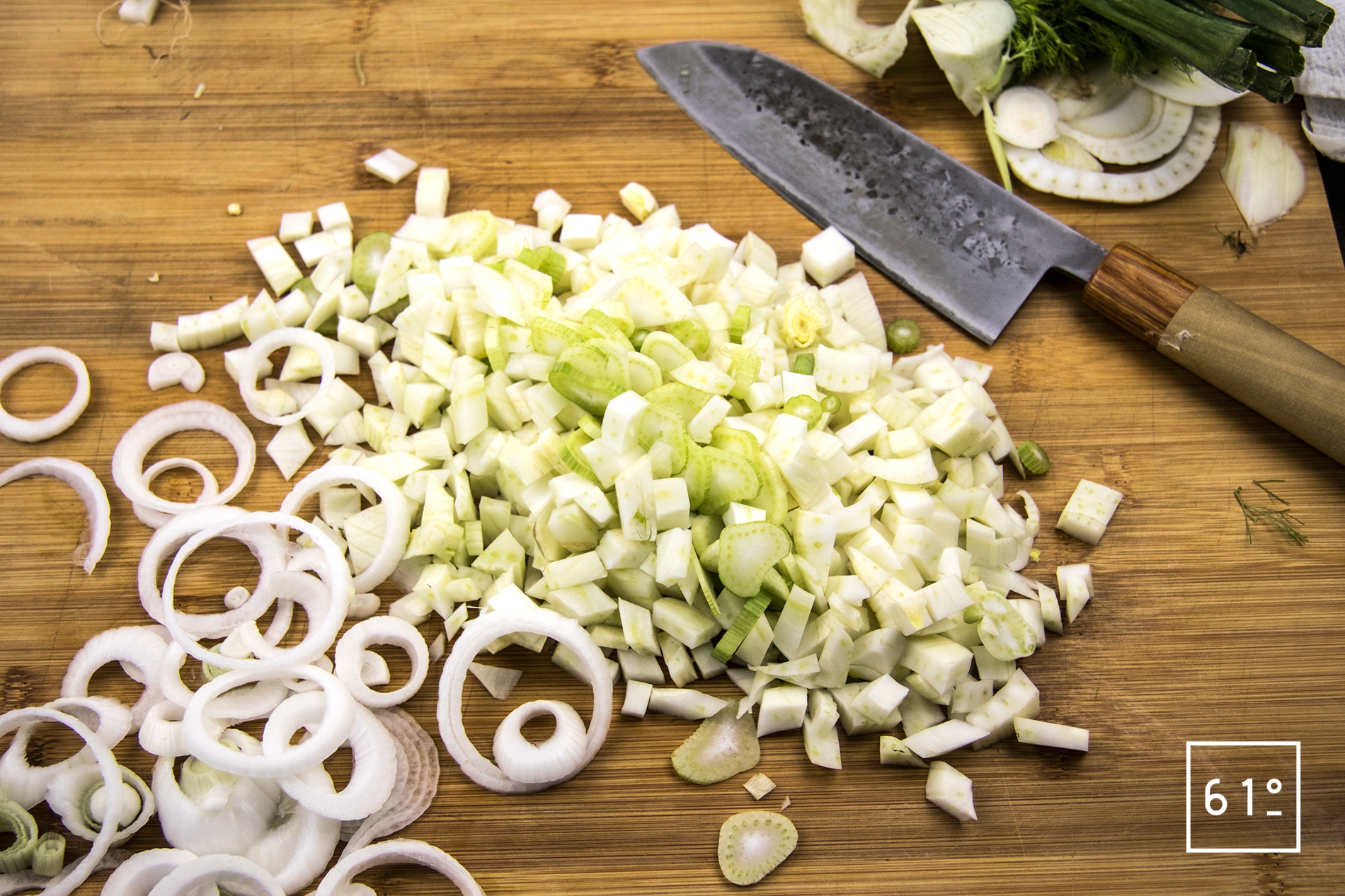 Pickles de fenouil et oignons nouveaux | Recette | 61°Degrés