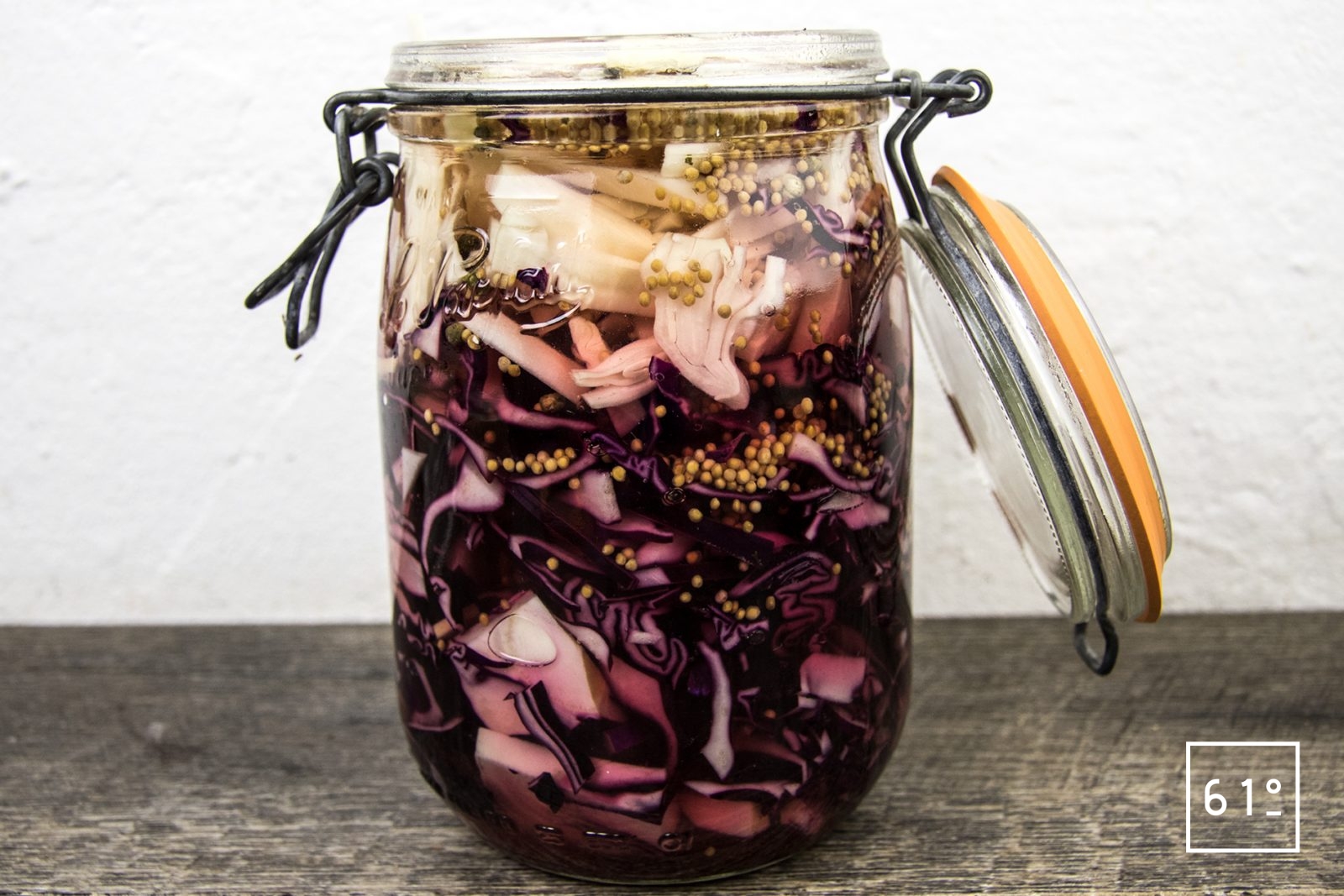 Pickles de choux blanc et rouge | Recette | 61°Degrés