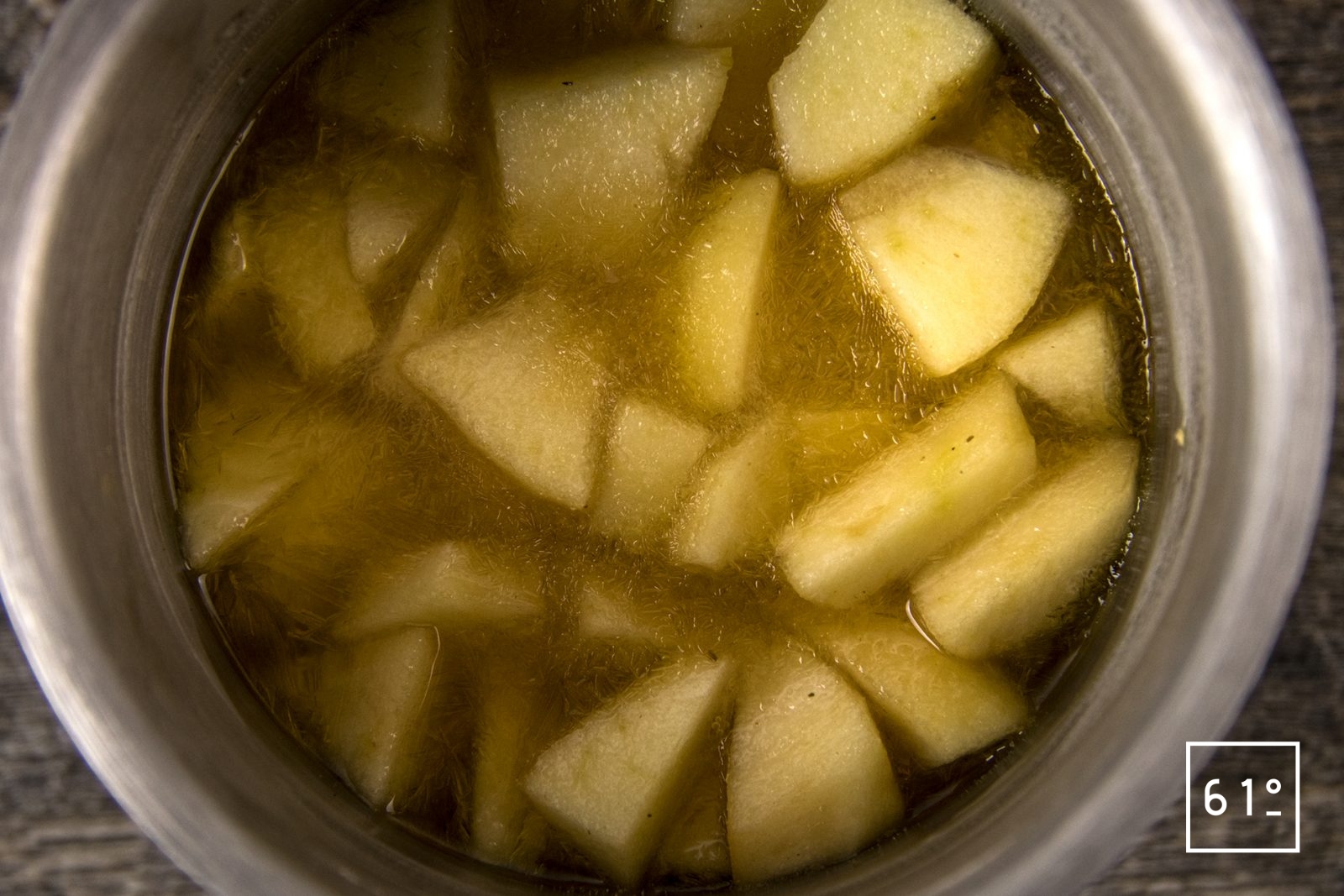 Sorbet pomme, cumin, liqueur de prune | Recette | 61°Degrés