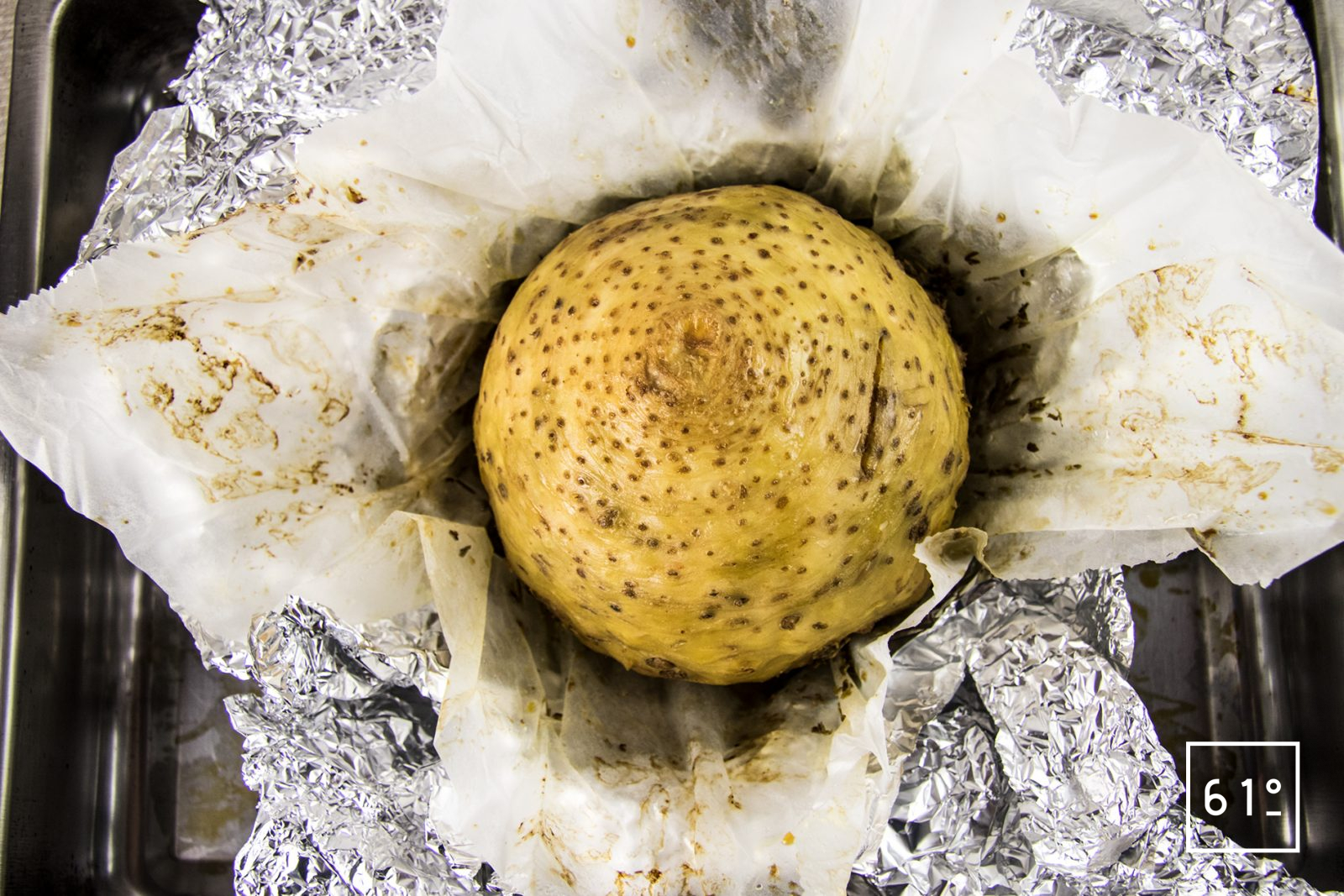 Céleri rave rôti au four | Recette | 61°Degrés