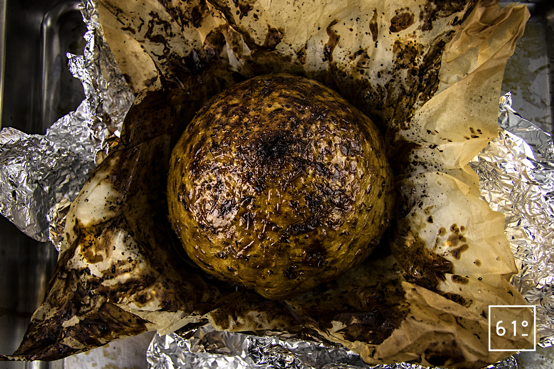 Céleri rave rôti au four | Recette | 61°Degrés