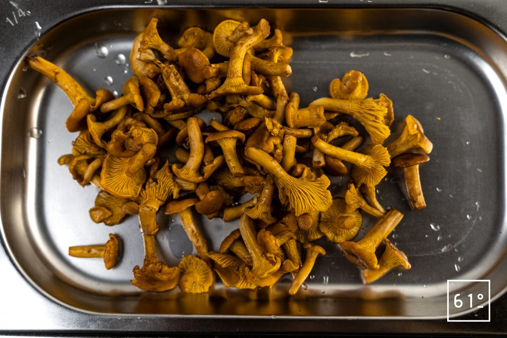 Girolles au vinaigre – pickles de girolles | Recette | 61°Degrés