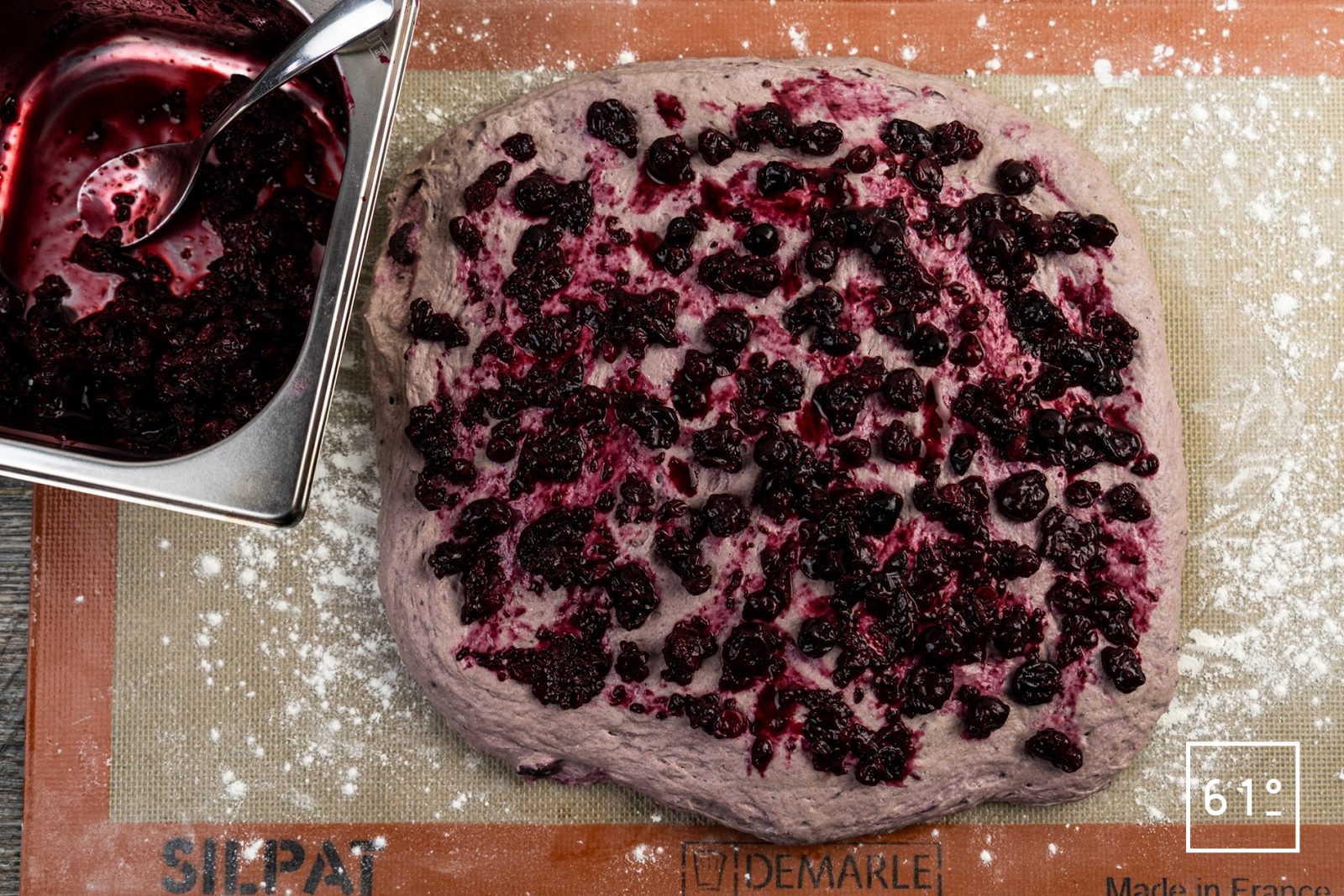 Pain aux fruits rouges | Recette | 61°Degrés