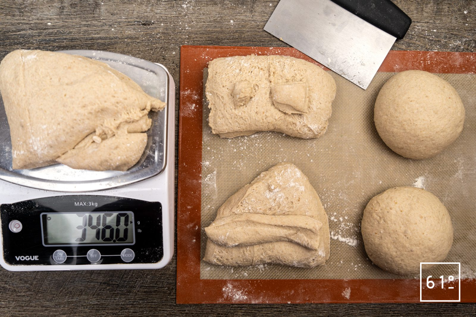 Pain à la chapelure de pain | Recette | 61°Degrés