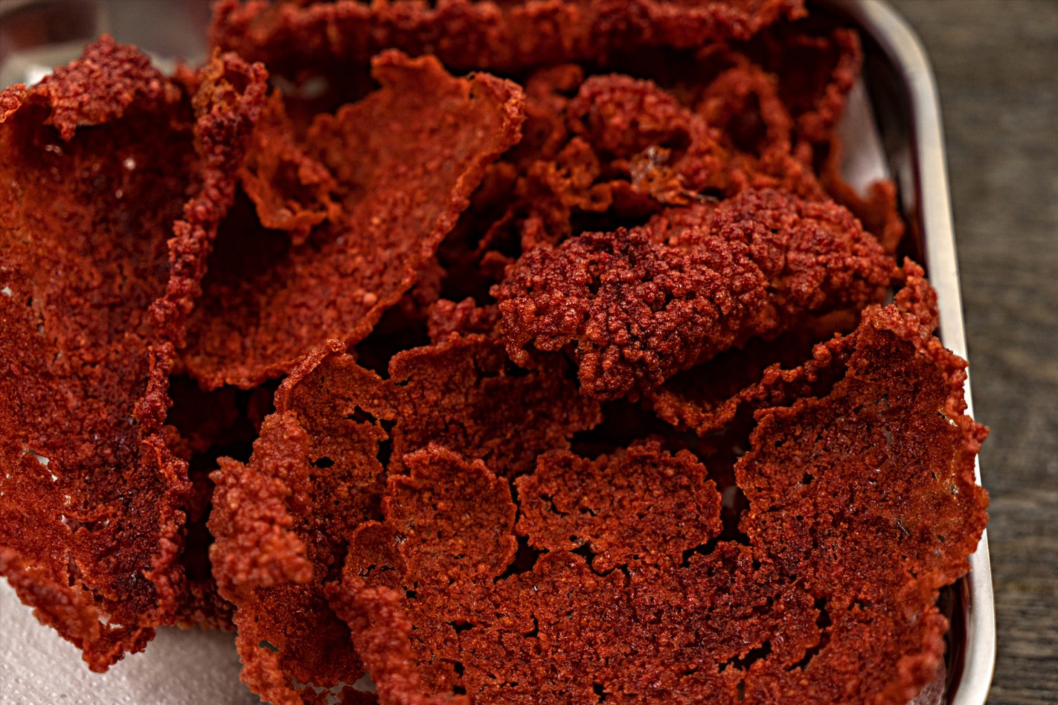 Crackers soufflés de riz à la betterave | Recette | 61°Degrés